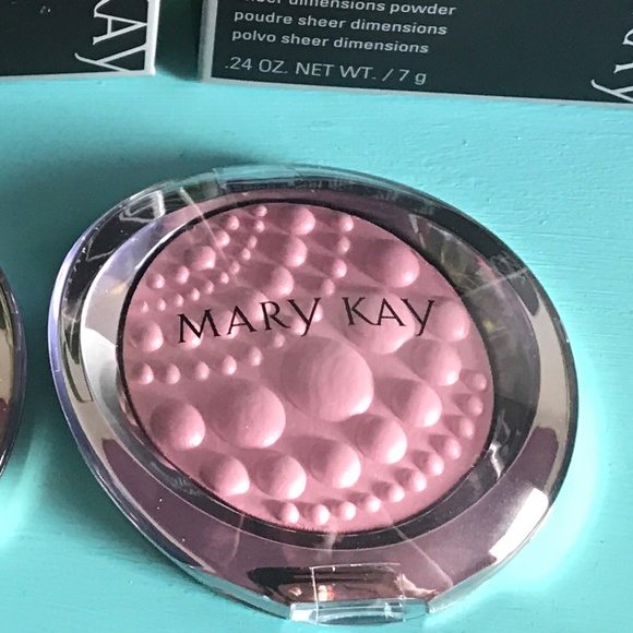 Mary Kay | Makeup | Sheer Dimensions Powders Pink Pearls Coral Lace Blush Cheek Color Peach Tan ...